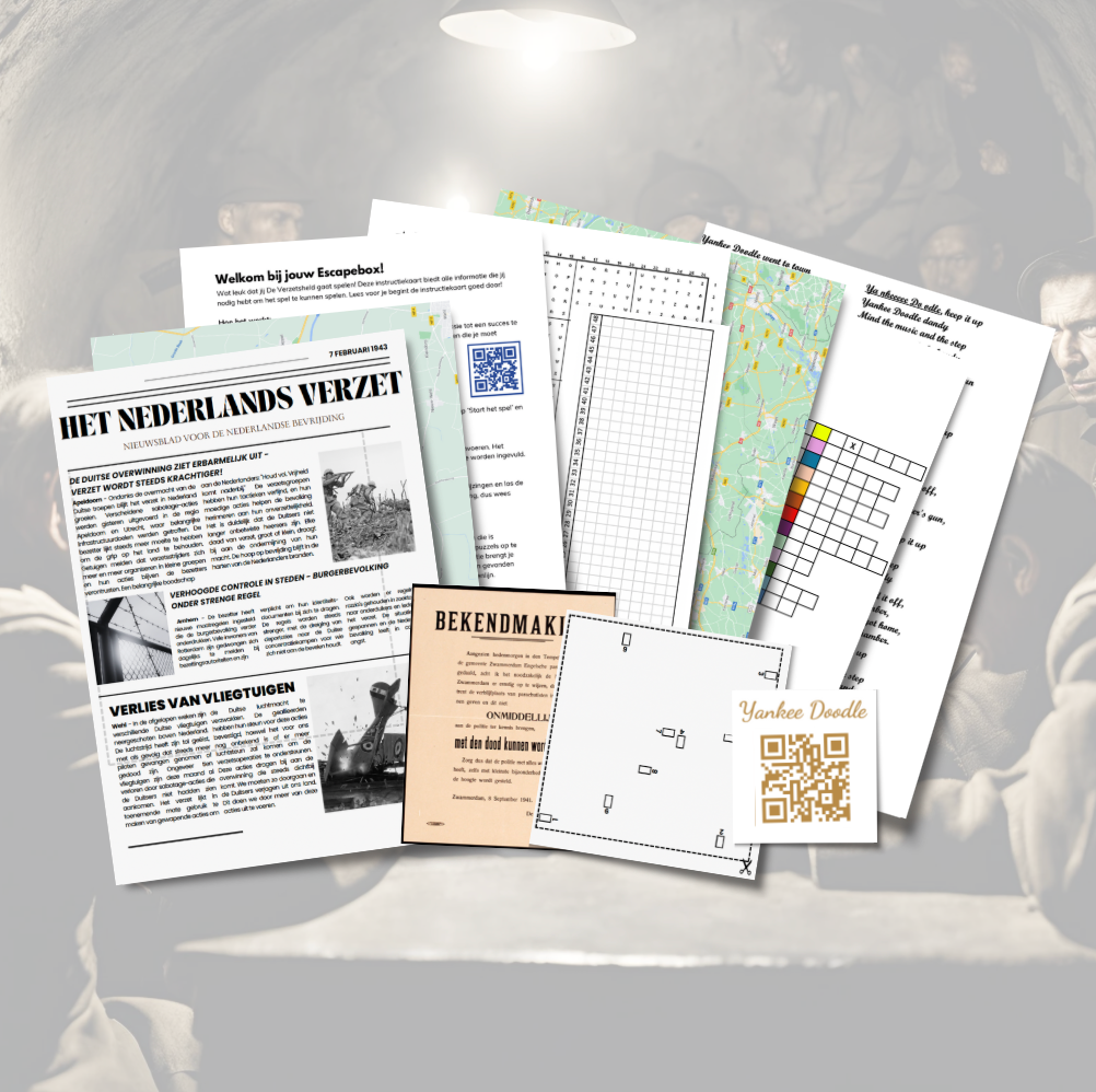 De Verzetsheld | Escape room spel voor thuis | De Escapebox